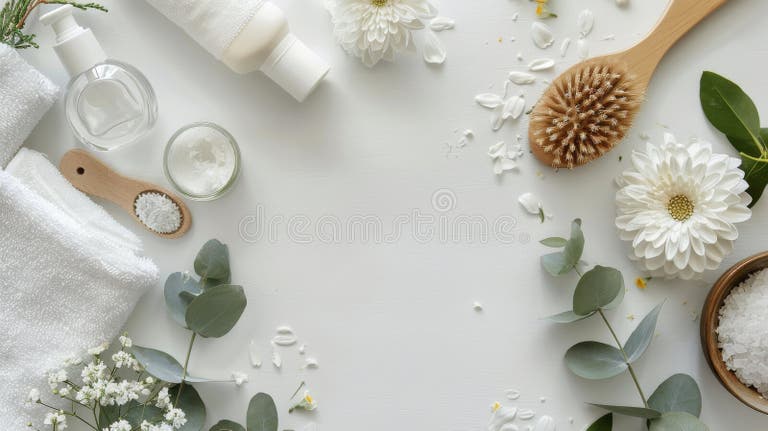 Table with Jar of Cream and Scissors Stock Photo - Image of supplies ...