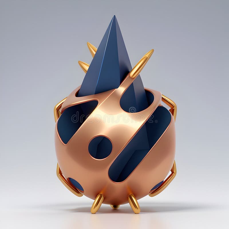 Table Jewellery in Gold. Blue in Gold Stock Illustration - Illustration ...