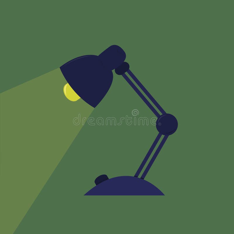 Table lamb stock illustration. Illustration of bulb, daylight - 85972355