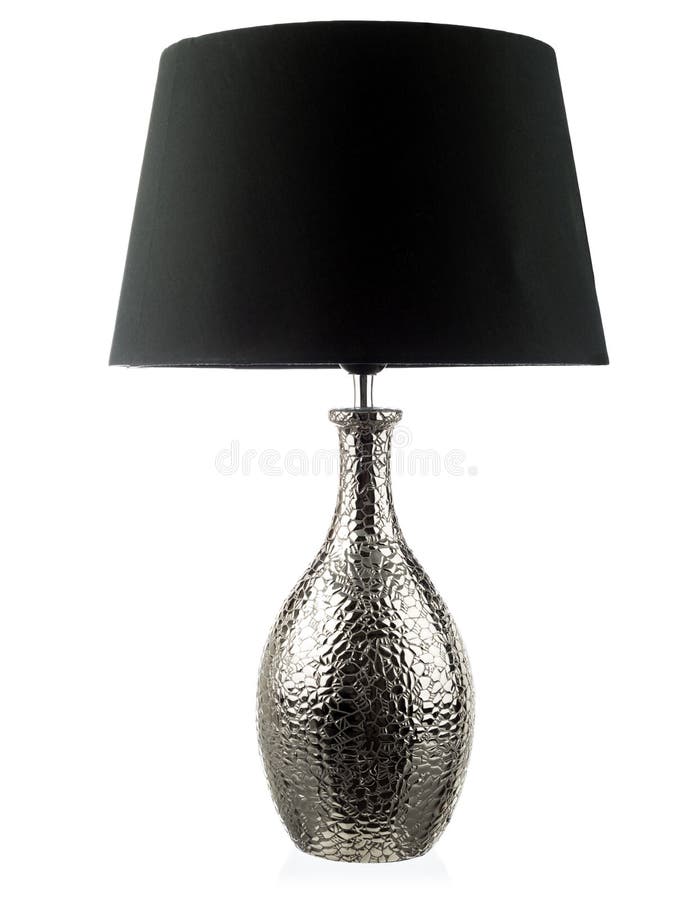 Table lamp stock image. Image of printed, lamp, decorative - 166397