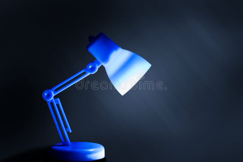 Table lamp with lighting stock photo. Image of design - 66045600