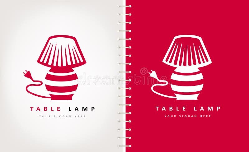 Table lamp logo stock vector. Illustration of indoor - 90514419