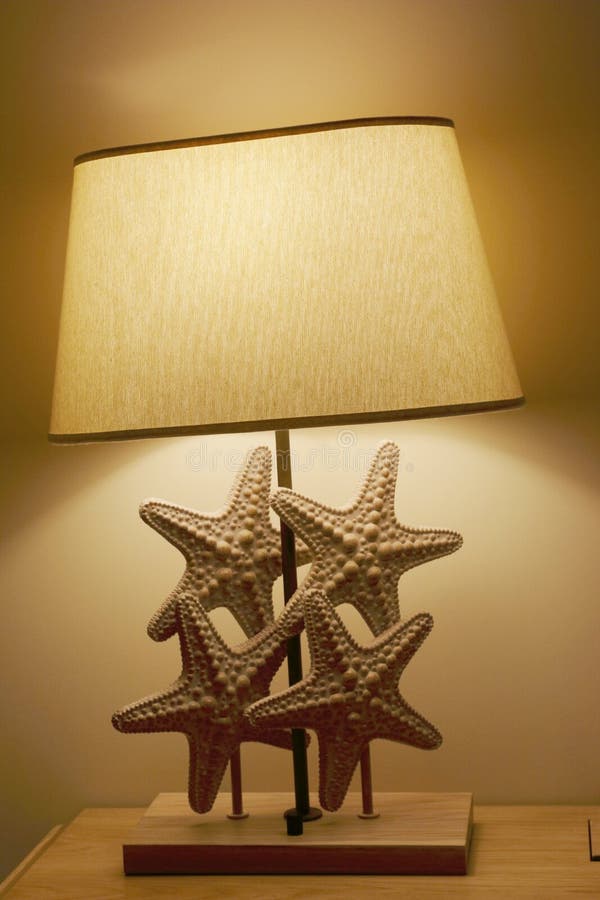 Table lamp stock image. Image of closeup, starfish, lighting - 55016001