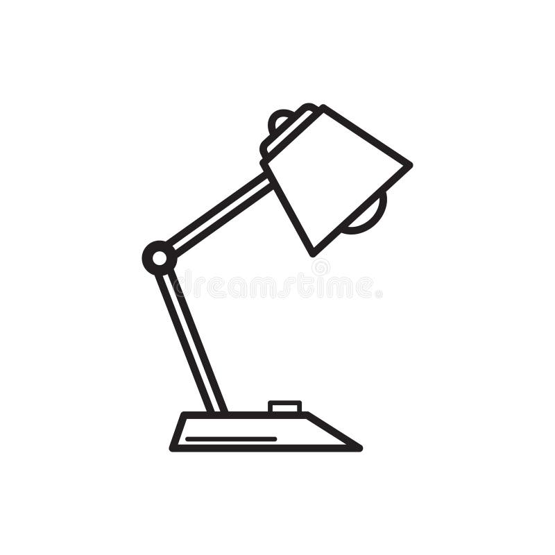 Table Lamp. Vector Illustration Decorative Design Stock Vector ...