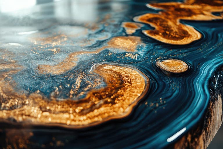 Table with Liquid Spill stock image. Image of generated - 374885483