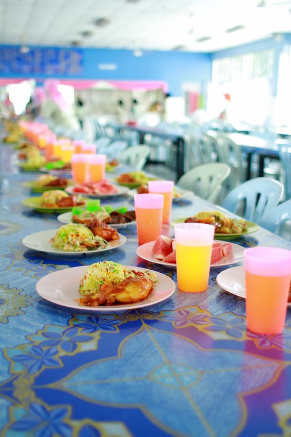 Table with Lot Catering Food Stock Image - Image of catered, luxury ...