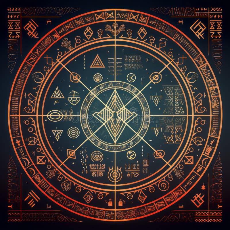 Aries Zodiac Sign, Generative Ai Stock Illustration - Illustration of ...