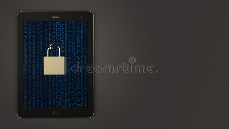 Table and Master Key 3d Rendering for Security Technology Concept Stock ...