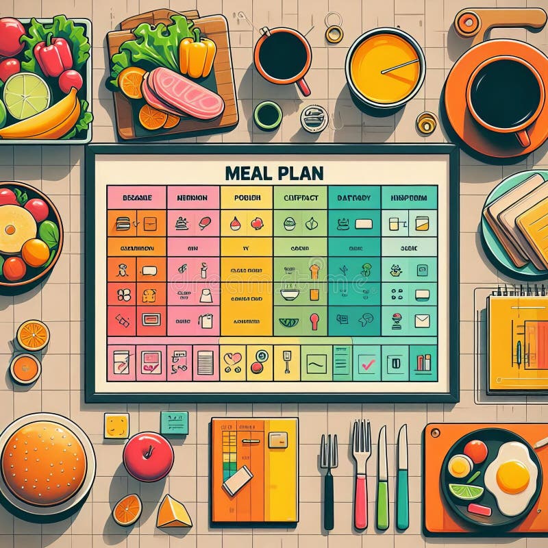 Balanced Meal Plan Infographic Stock Illustrations – 325 Balanced Meal ...