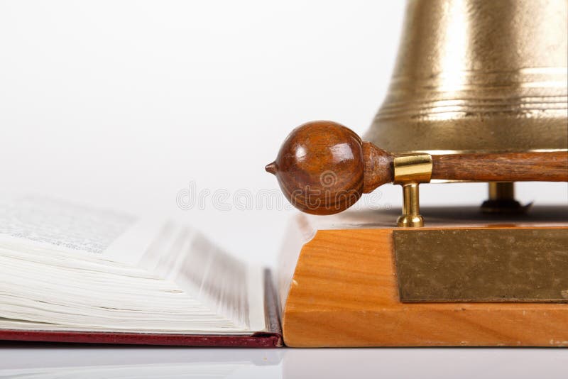 Table meeting bell stock photo. Image of order, lawyer - 46192584