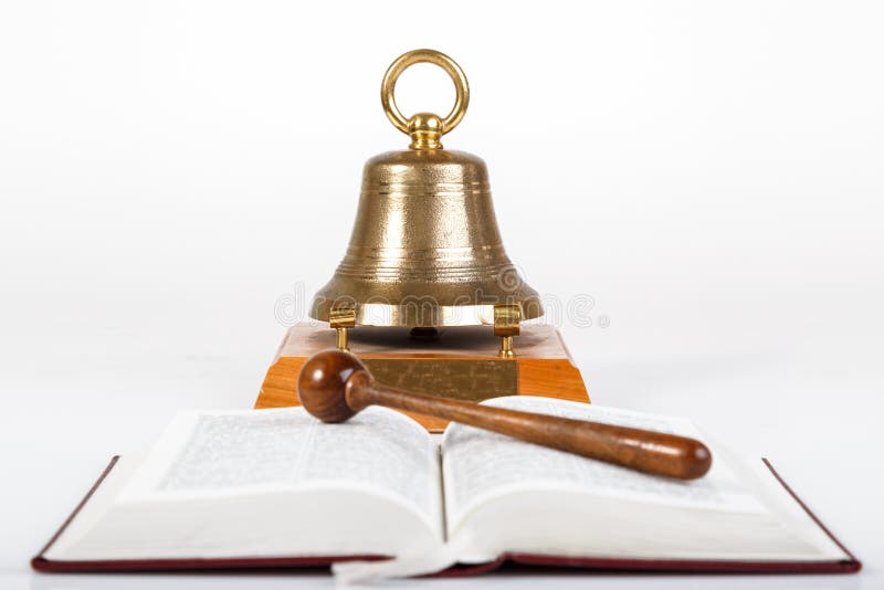 Table meeting bell stock image. Image of business, service - 46192527