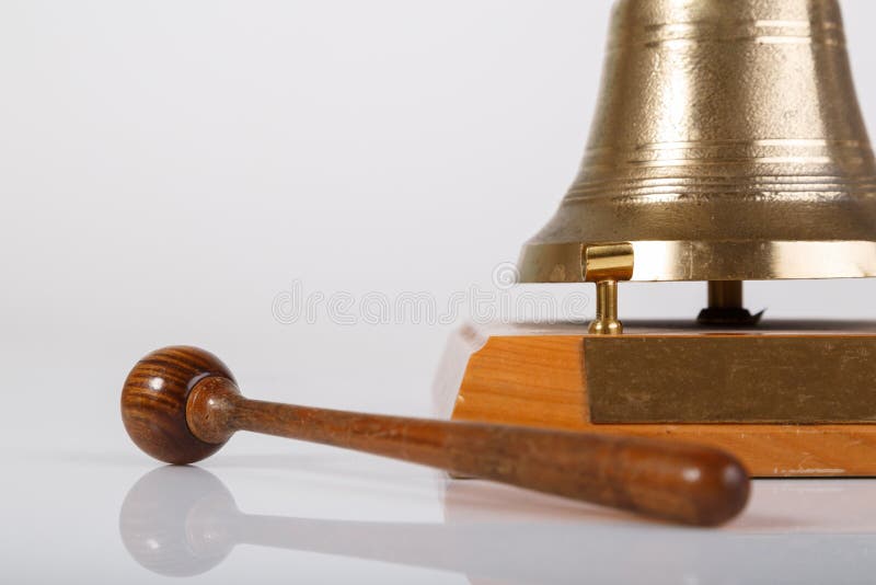 Table meeting bell stock image. Image of view, symbol - 46192501