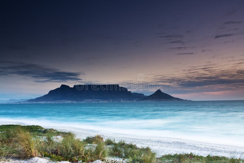 Table Mountain stock photo. Image of africa, beach, south - 8787226