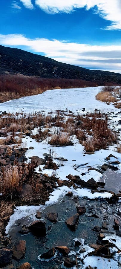 Table Mountain Backroads of Wyoming Stock Image - Image of lake, rock ...