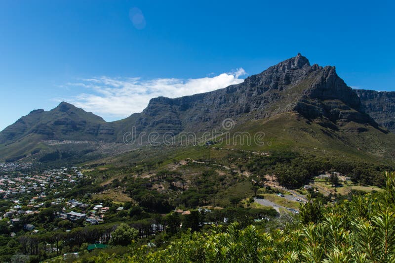 Table Mountain stock image. Image of town, scene, horizontal - 43445741