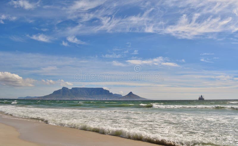 Table Mountain stock image. Image of texture, sunsise - 101173087