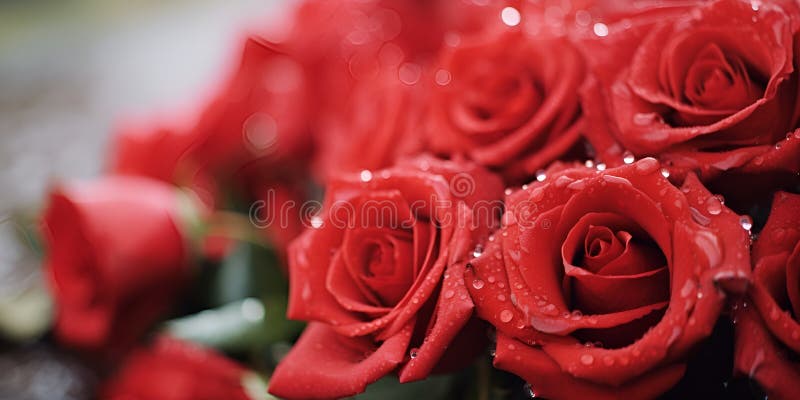 Table of Natural Beauty, a Profusion of Flowers, Symbolizing Love Stock ...