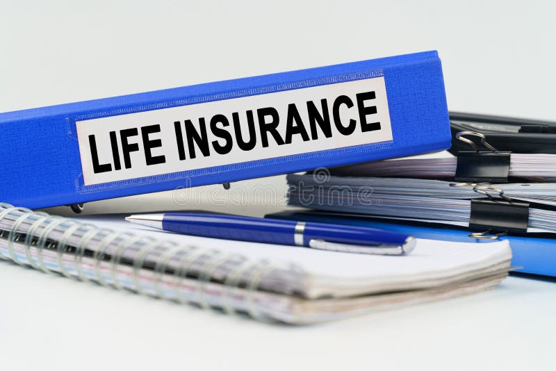 LIFE INSURANCE Concept on Interface Touch Screen. Doctor Stock Photo ...