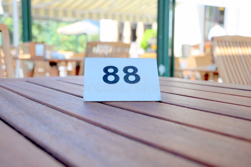 Table number stock image. Image of imprint, isolated - 16092375