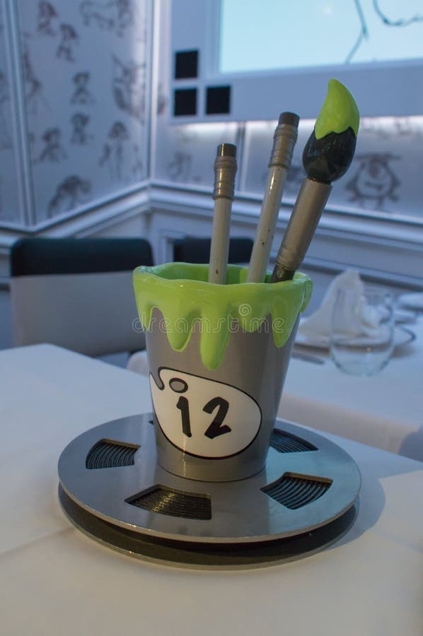 Animator`s Palate Table Number Editorial Photo - Image of table, magic ...