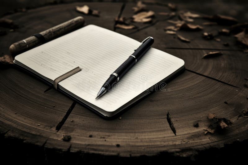 Table Office Desk Diary Note Page Notebook Old Document Paper Book ...