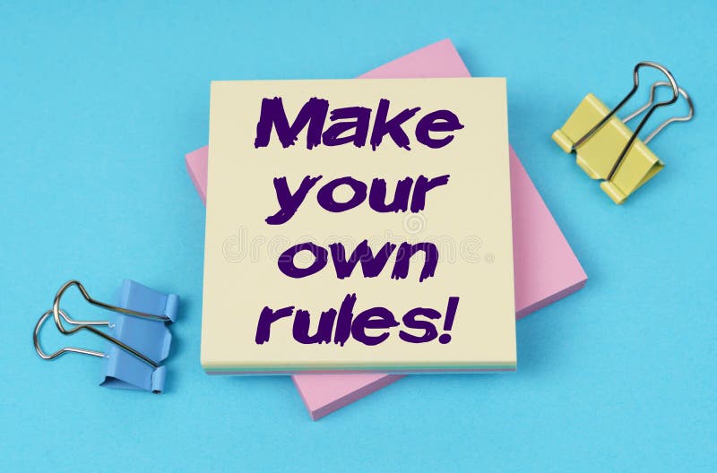 On the Table are Paper Clips, Note Paper with Text - Make Your Own ...