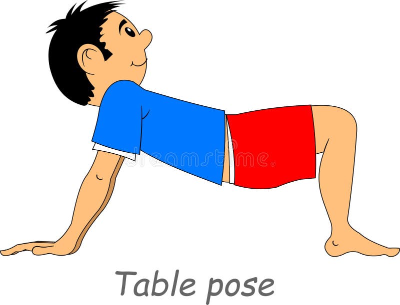 Table pose stock vector. Illustration of championship - 197804975