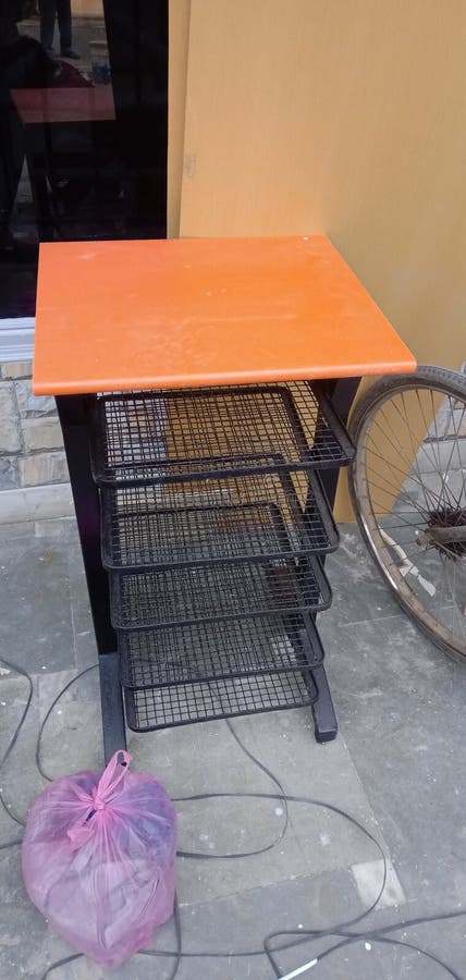 A table with racks stock image. Image of table, racks - 166921181