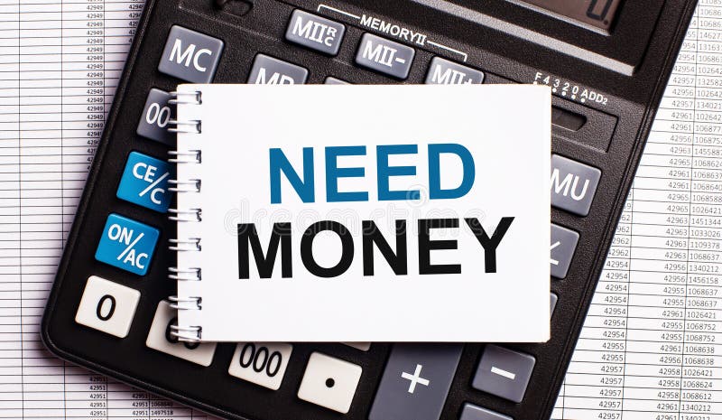 Need Money? stock photo. Image of financial, sign, money - 8332470