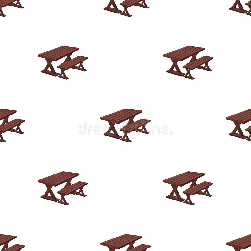 Table for Rest.BBQ Single Icon in Cartoon Style Vector Symbol Stock ...