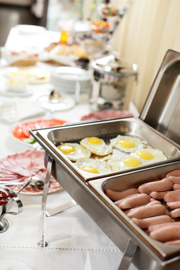 Table at Restaurant with Different Food Stock Photo - Image of plate ...