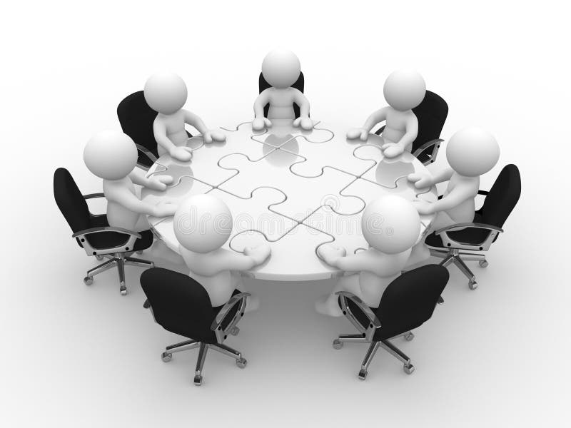 Table ronde illustration stock. Illustration du collectif - 23836375