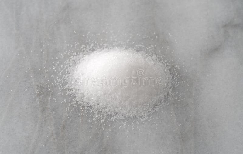 Table Salt on a Marble Cutting Board Stock Photo - Image of view ...