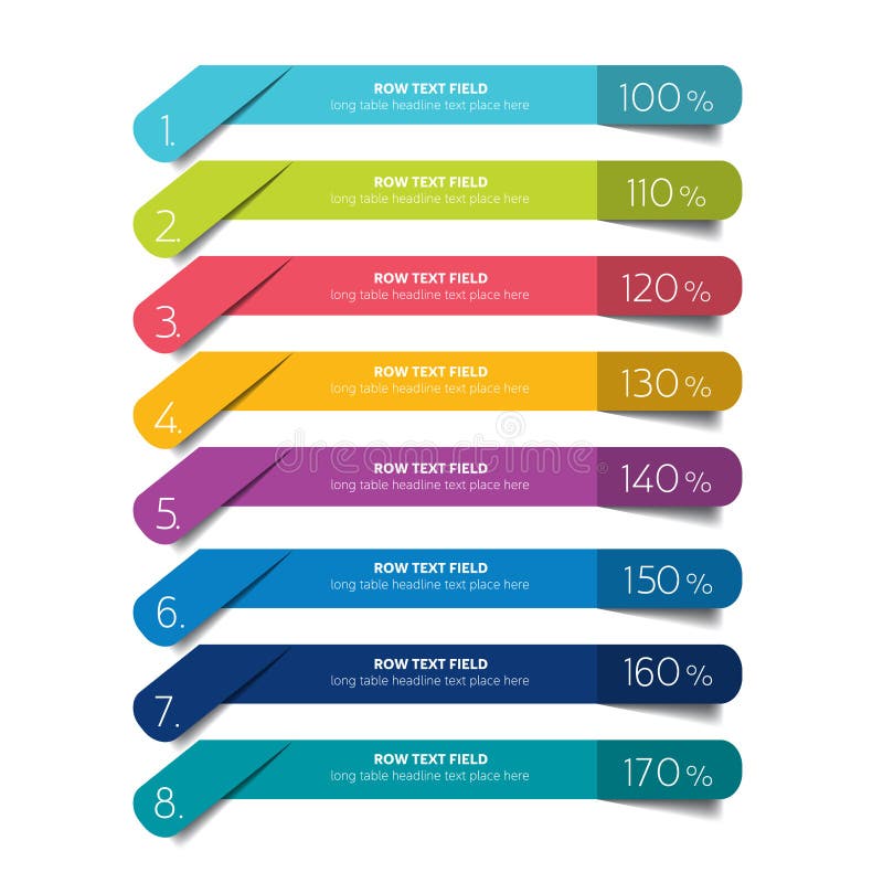 Table Row Column Stock Illustrations – 986 Table Row Column Stock ...