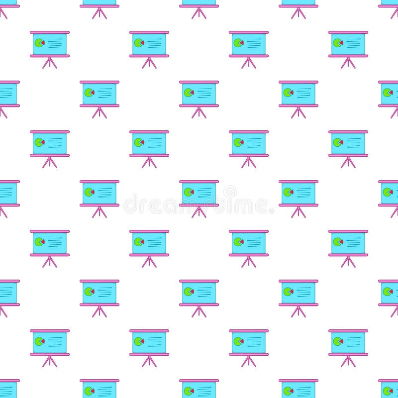 Table with Schedule Pattern, Cartoon Style Stock Vector - Illustration ...