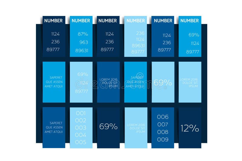 Table, schedule, planner. stock vector. Illustration of column - 125362647