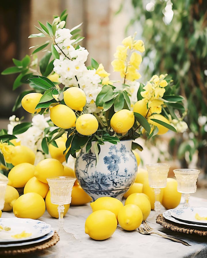 Table Server in Italy Style Stock Illustration - Illustration of food ...