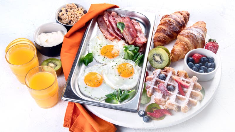 Table set for breakfast stock image. Image of lunch - 145977741