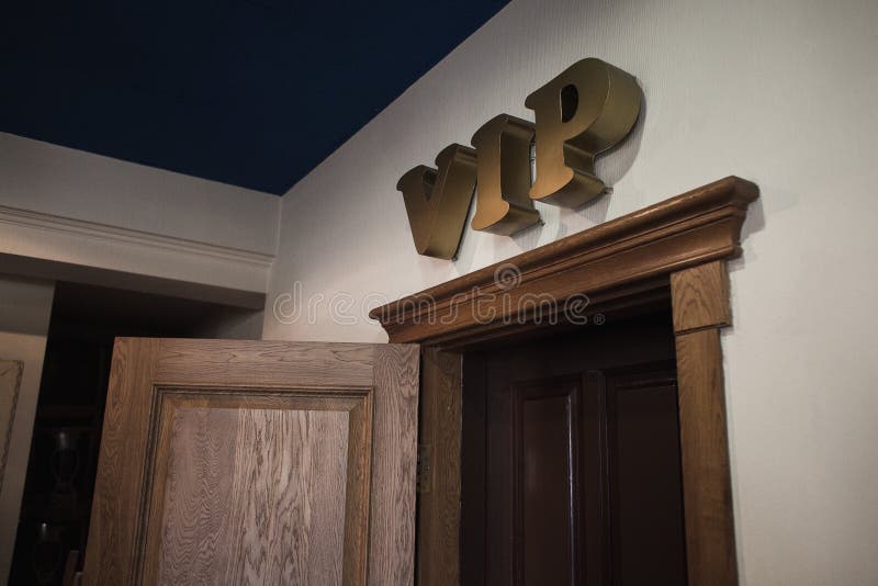 Table is Set for Dinner in VIP Room Stock Image - Image of party ...