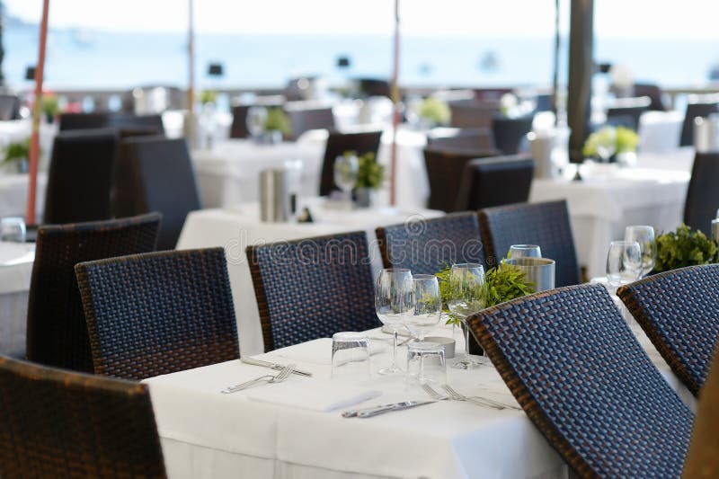 Table Set for an Event Party or Dinner Stock Image - Image of design ...