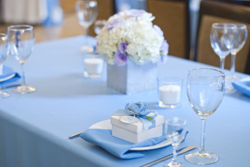 Table Set for an Event Party or Wedding Stock Image - Image of clean ...