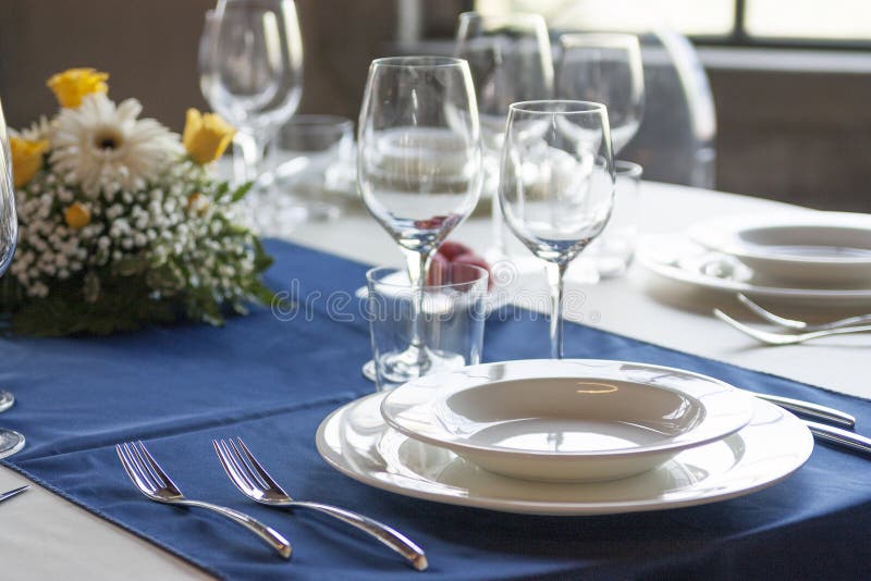 Table set for feast stock image. Image of celebration - 88222967