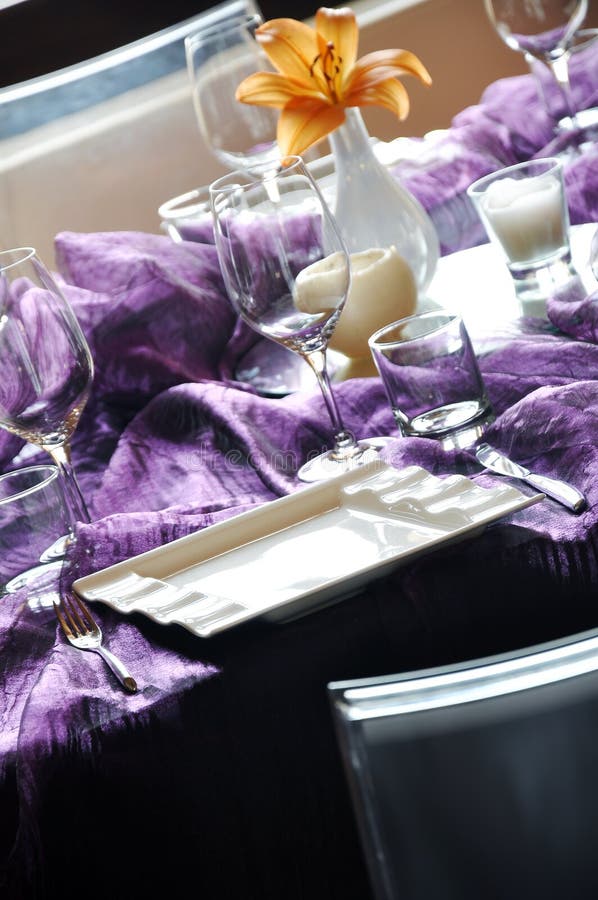 Table set for feast stock image. Image of detail, napkin - 88223057
