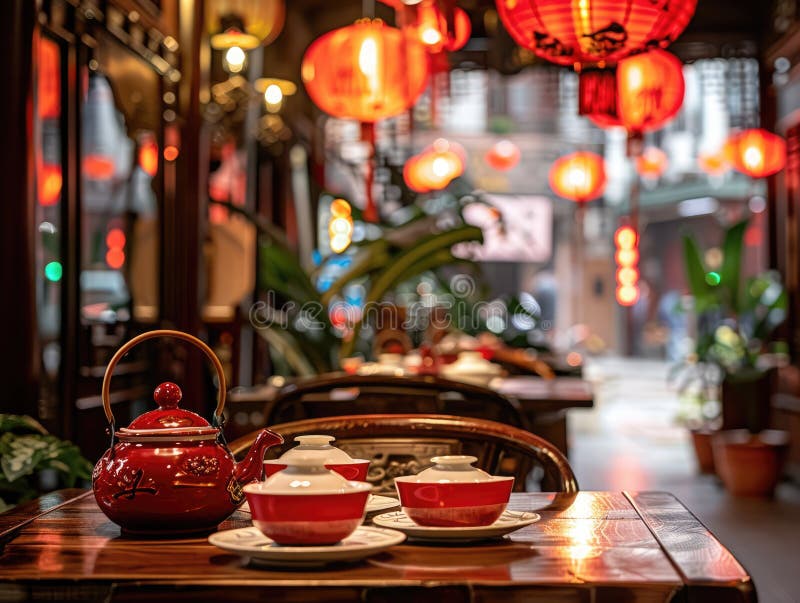 A Cozy Dining Experience Featuring Traditional Chinese Food and Tea in ...