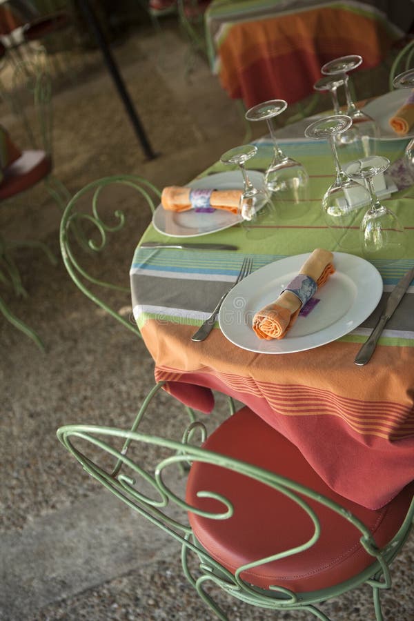 Table set up stock photo. Image of table, furniture, dinner - 50194108