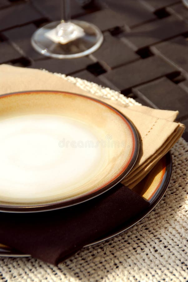 Dinner table setting stock image. Image of fine, event - 355675