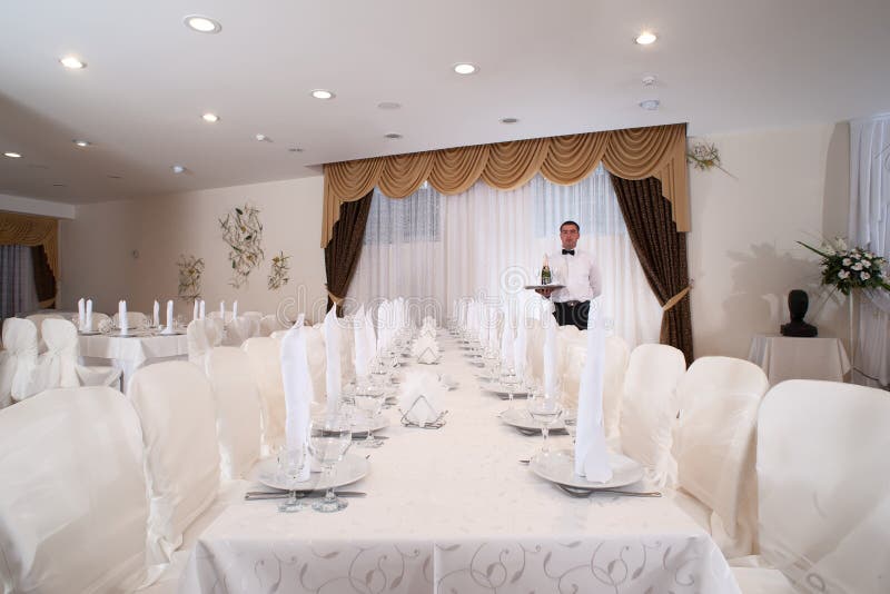 Corporate Events or Wedding Table Arrangement Stock Photo - Image of ...