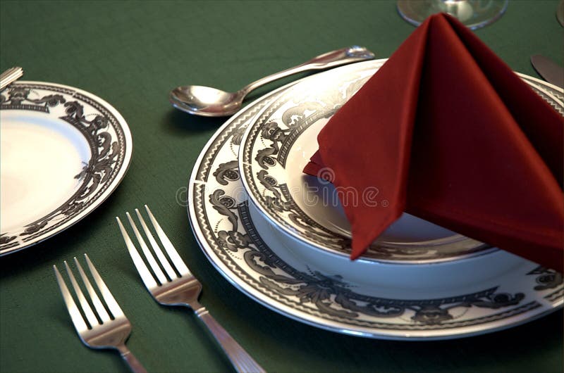 Table Setting stock photo. Image of dining, rich, supper - 252674