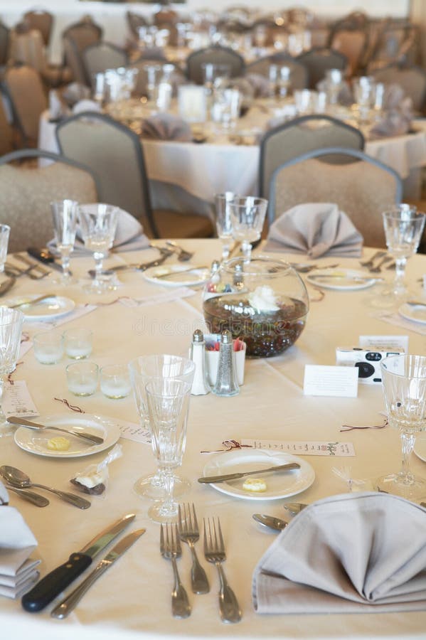 Formal Table Setting stock photo. Image of marriage, fancy - 6228900