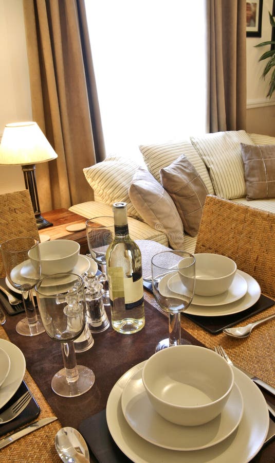 Table setting stock image. Image of setting, dining, food - 791399